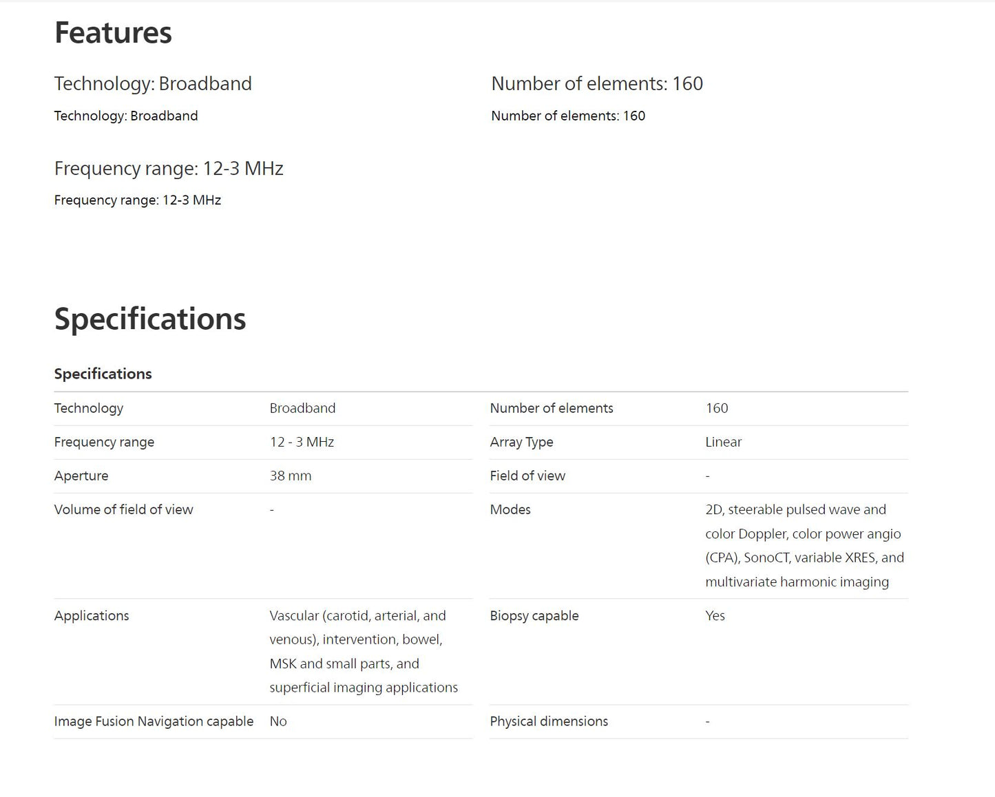 Philips L12-3 Broadband Linear Ultrasound Probe/Transducer – Medical Equipment Doctor